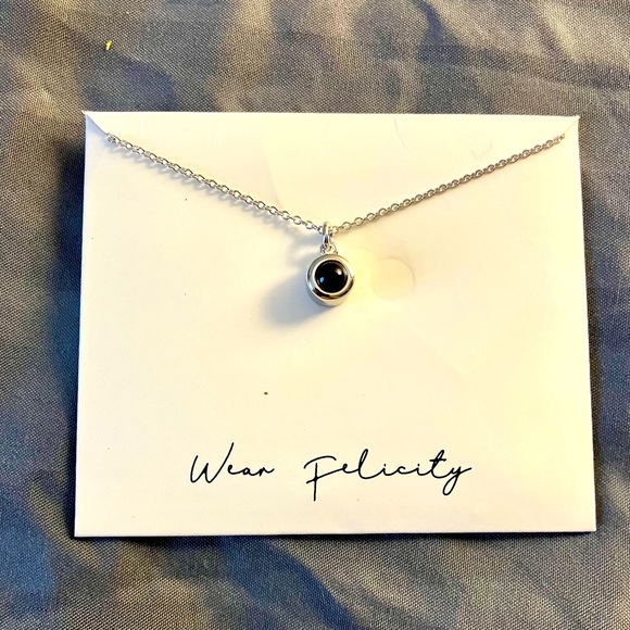 Wear Felicity | Jewelry | Wear Felicity Black Pendant Necklace In Original Packaging | Poshmark